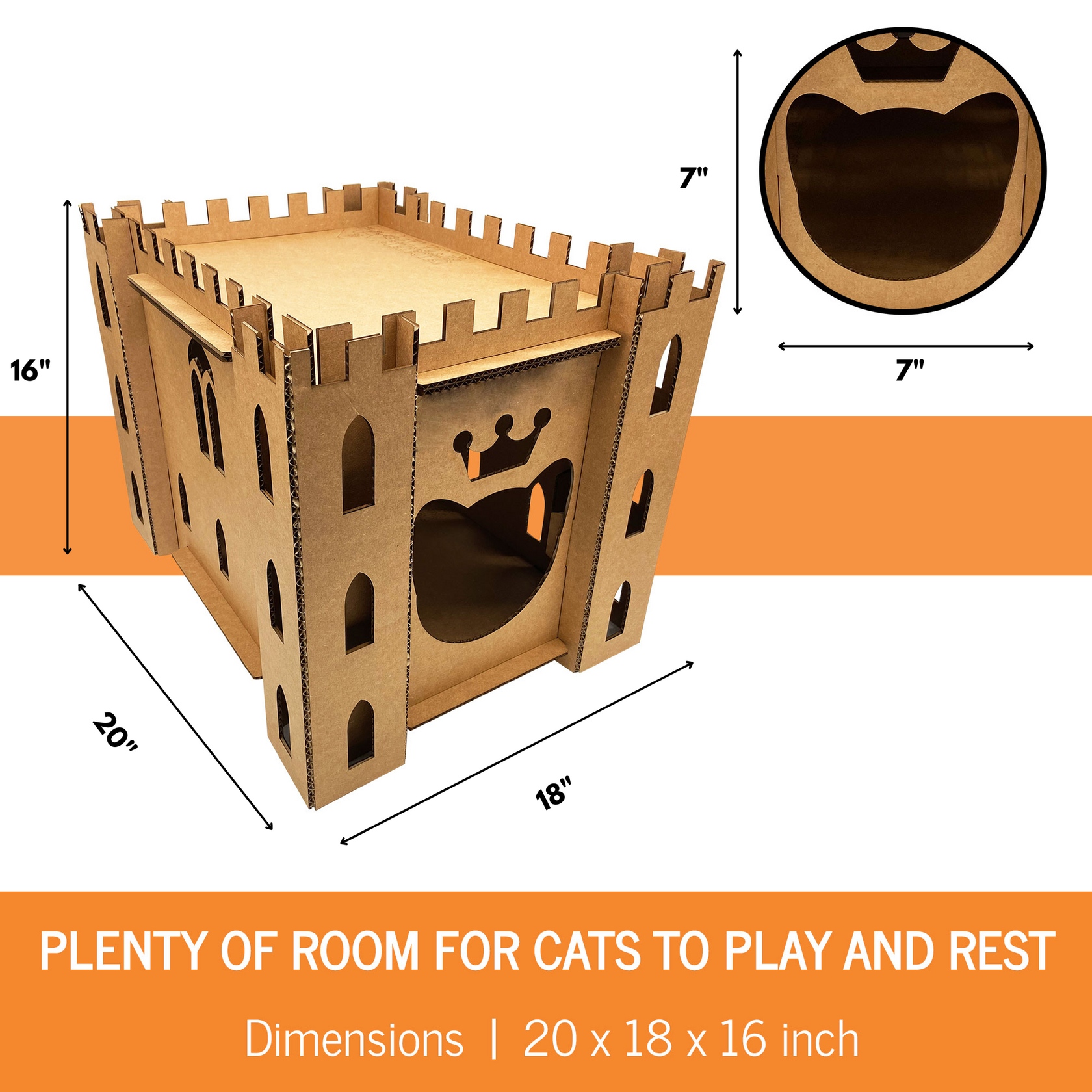 Cat Castle | Cardboard Cat Homes